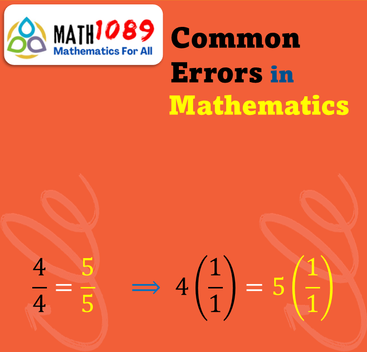Common Errors in Mathematics – Page 5