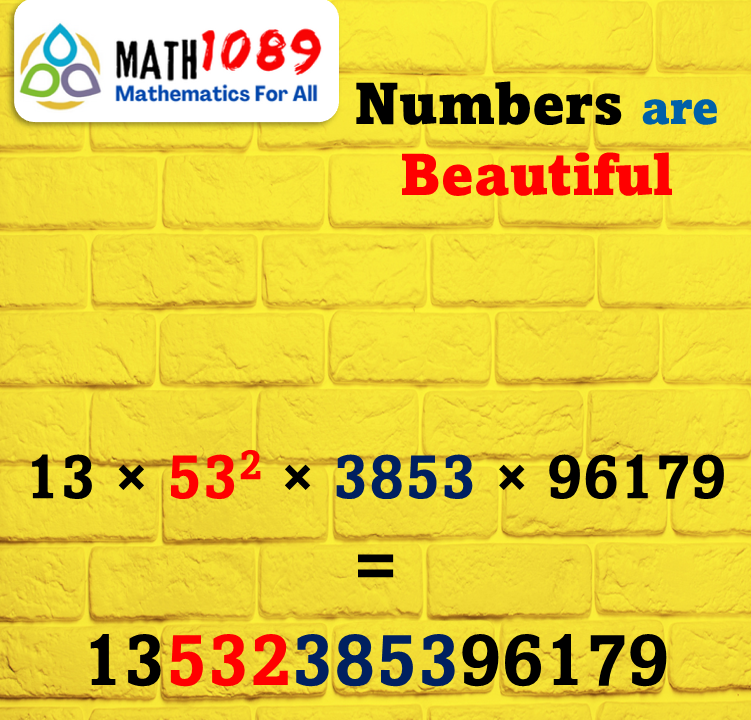 Numbers are Beautiful